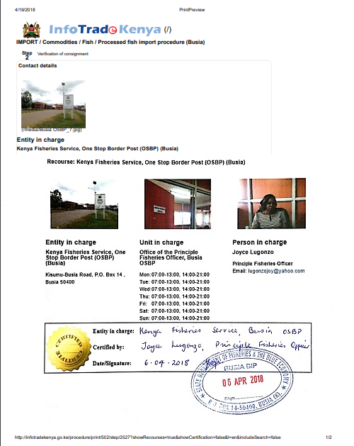 The Information for Trade in Kenya Portal is the official trade ...